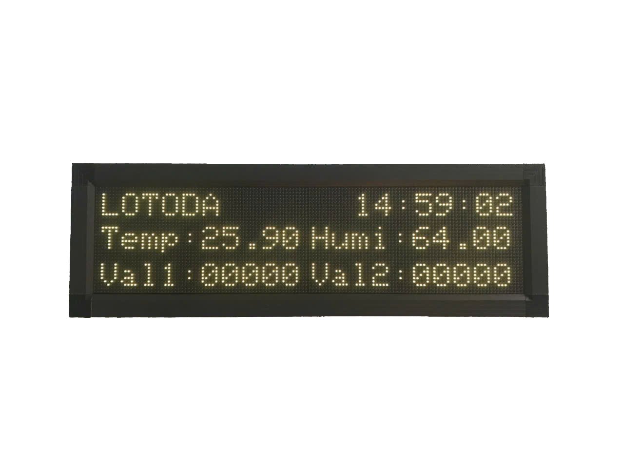 Bảng hiển thị số đa năng LOTODA Modbus - Display LED Panel - Max 04Fields